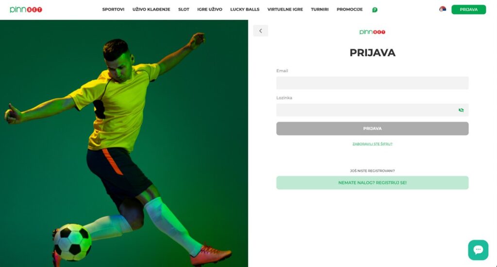 Postupak Registracije Na PinnBet - Korisnički Nalog I Prijavite Se